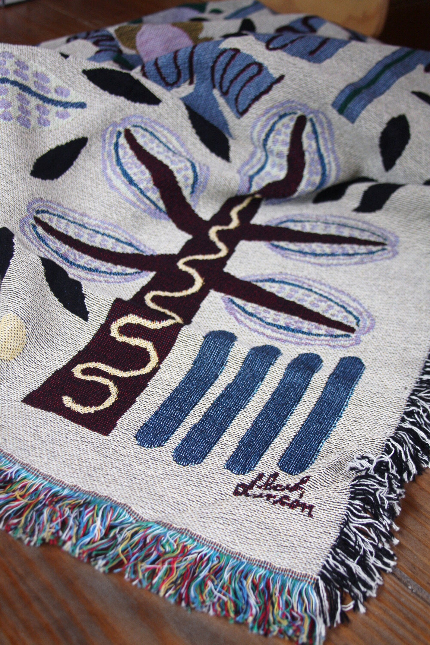 Pollinate Throw Blanket Tapestry – Leah Duncan