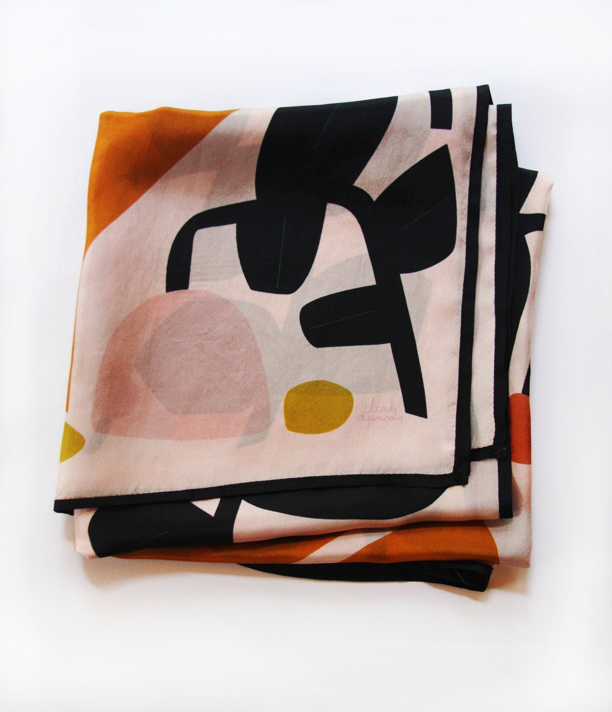 Bend Silk Scarf – Leah Duncan
