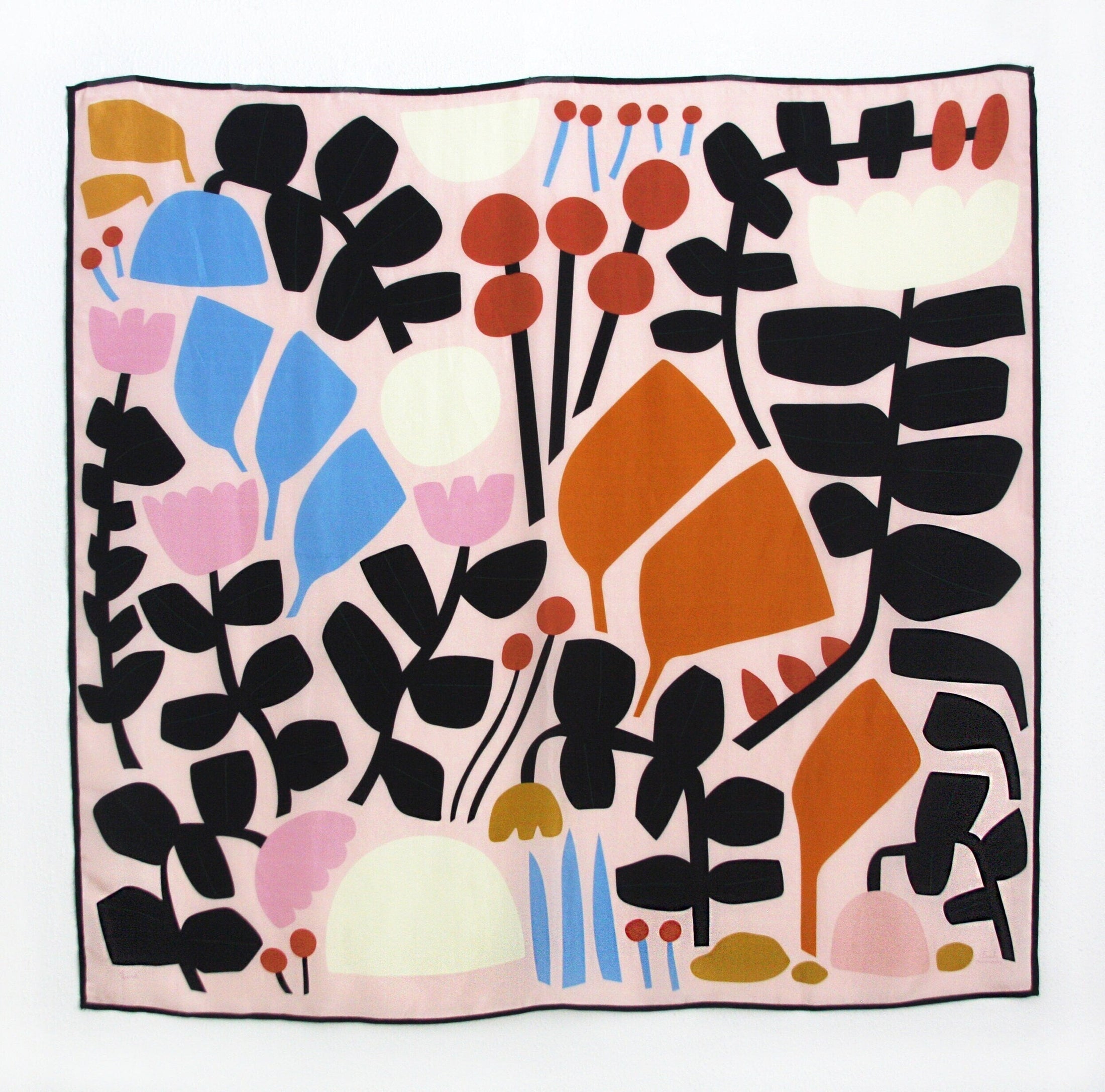 Bend Silk Scarf – Leah Duncan